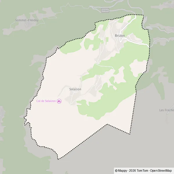 Plan Brizon Carte De Brizon 74130 Et Infos Pratiques