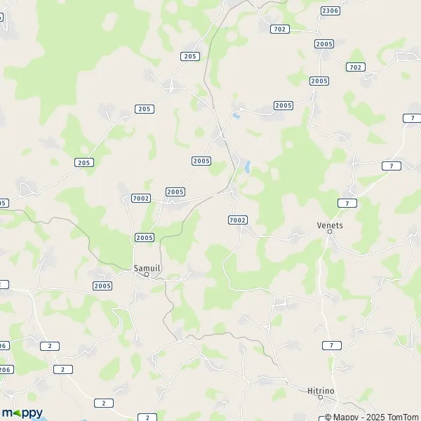 Plan Samuil : carte de Samuil (7437) et infos pratiques