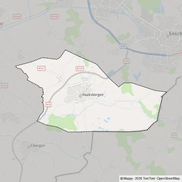 Plan Haaksbergen : carte de Haaksbergen (7481) et infos pratiques