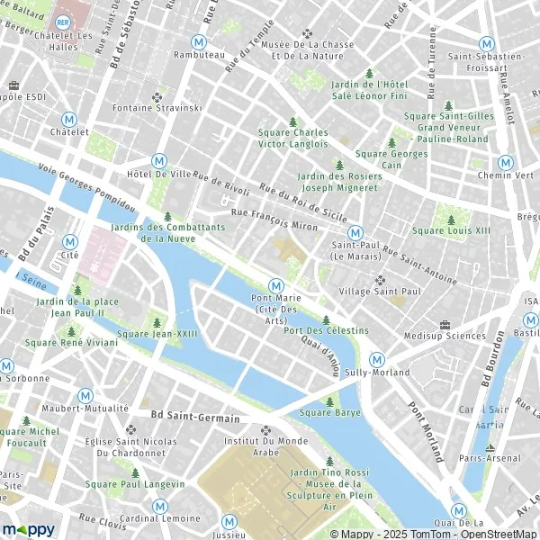 Plan Paris : carte de Paris (75004) et infos pratiques