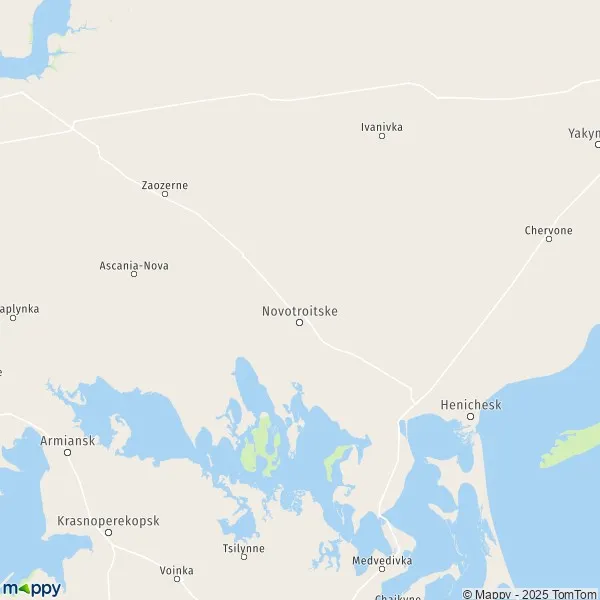 Plan Novotroitska selyshchna hromada : carte de Novotroitska selyshchna ...