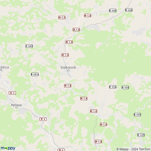 Plan Srebrenik : carte de Srebrenik (75300) et infos pratiques