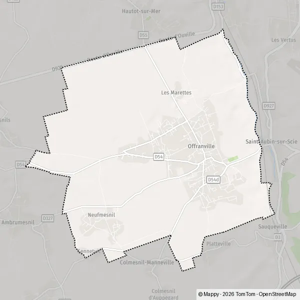Plan P.A. d'Offranville : carte de P.A. d'Offranville, 76550 ...