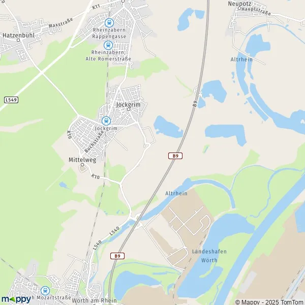 Plan Jockgrim : carte de Jockgrim (76751) et infos pratiques