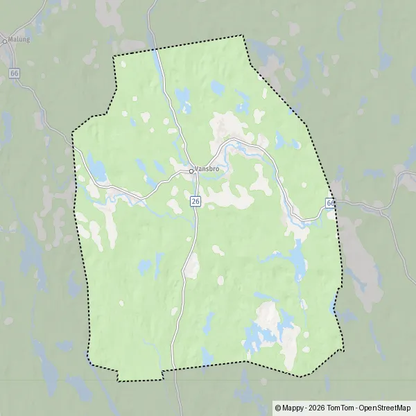Plan Vansbro : carte de Vansbro (77010) et infos pratiques