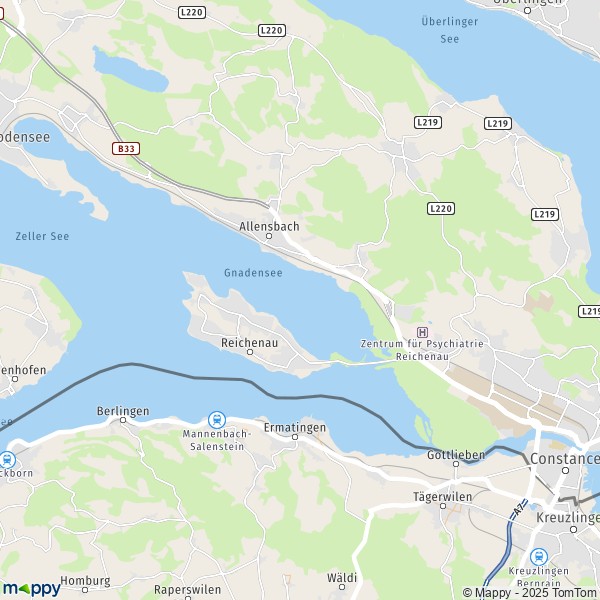 Plan Reichenau : carte de Reichenau (78467) et infos pratiques