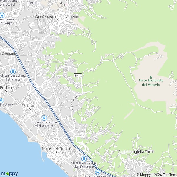 Plan Ercolano : carte de Ercolano (80056) et infos pratiques