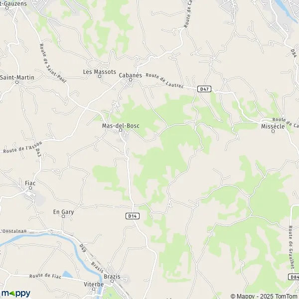 Plan Cabanès : carte de Cabanès (81500) et infos pratiques