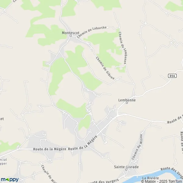 Plan Lattes : carte de Lattes, 82200 Moissac et infos pratiques