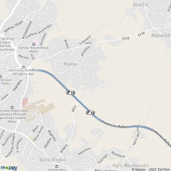 Plan Konia : carte de Konia (8300) et infos pratiques