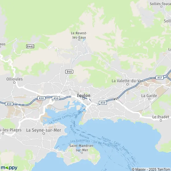 Plan Le Mourillon : carte de Le Mourillon (83000) et infos pratiques