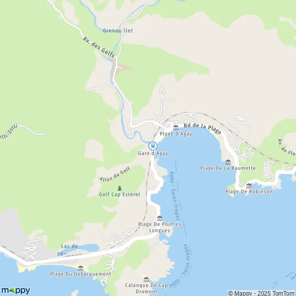 Plan saint-raphael : carte de saint-raphael (83530) et infos pratiques