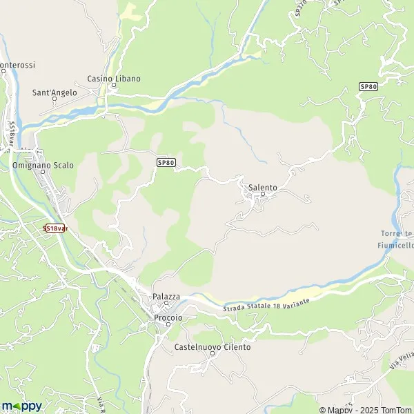 Plan Salento : carte de Salento (84070) et infos pratiques