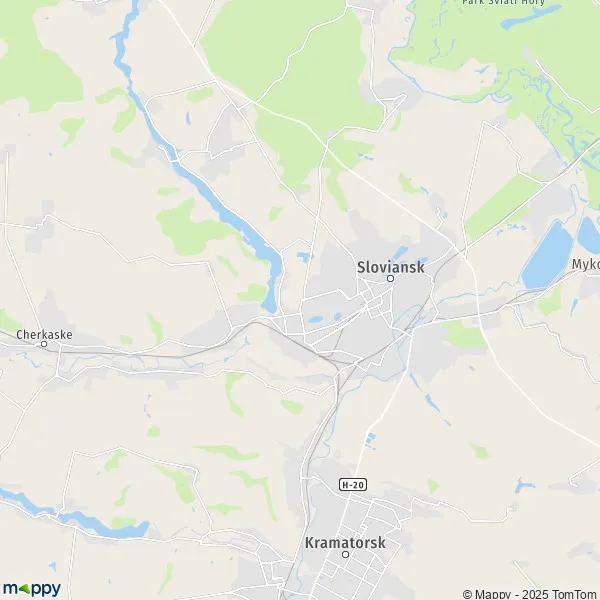 Plan Sloviansk : carte de Sloviansk (84110) et infos pratiques