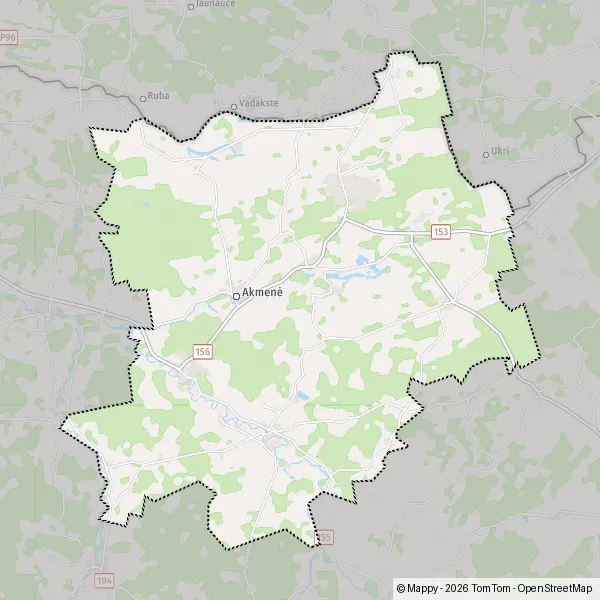 Plan Akmenė : carte de Akmenė (85016) et infos pratiques
