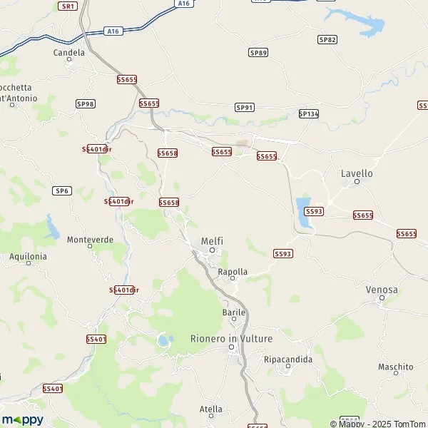 Plan Melfi : carte de Melfi (85025) et infos pratiques