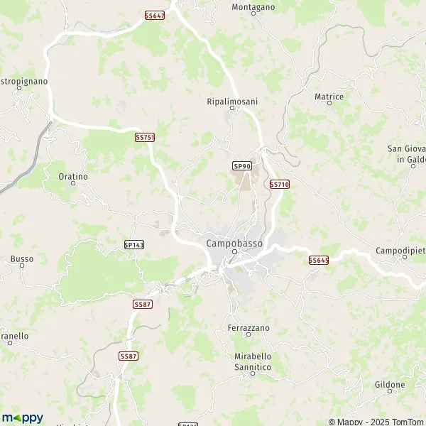 Plan Campobasso : carte de Campobasso (86100) et infos pratiques