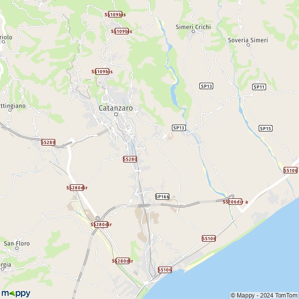 Plan Catanzaro : carte de Catanzaro (88100) et infos pratiques