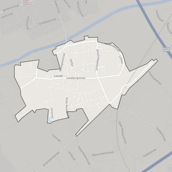 Plan Lauwe : carte de Lauwe (8930) et infos pratiques
