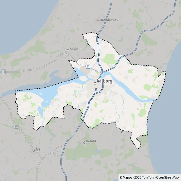 Plan Aalborg : carte de Aalborg (9000) et infos pratiques