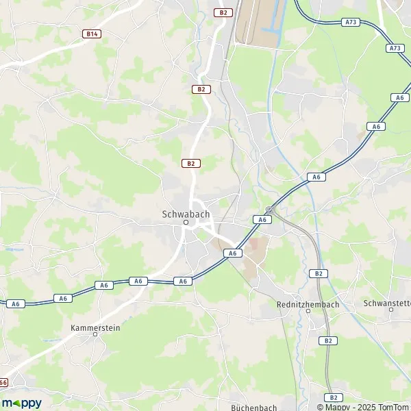 Plan Schwabach : carte de Schwabach (91126) et infos pratiques