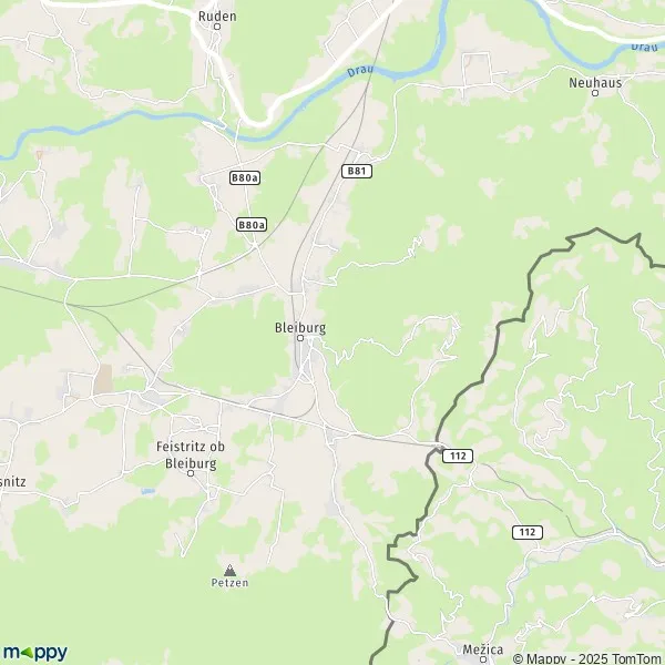 Plan Bleiburg : carte de Bleiburg (9150) et infos pratiques