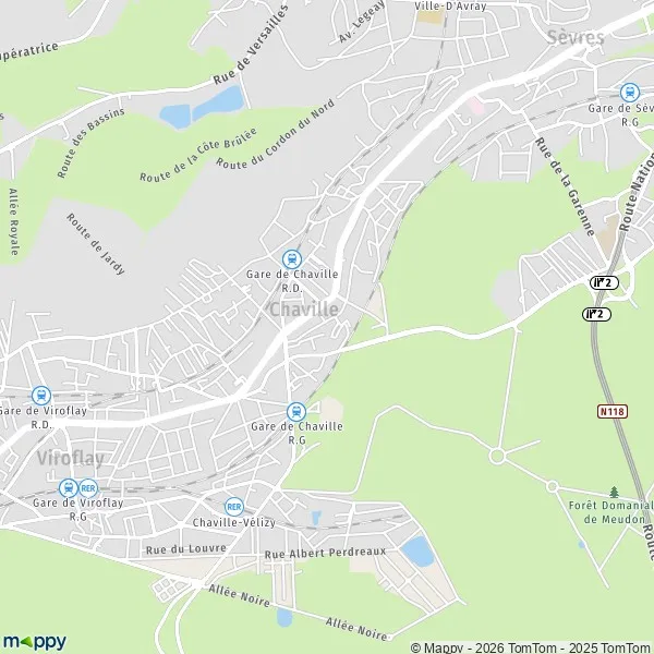 Plan Entrée de Ville : carte de Entrée de Ville (Quartier), 92110 ...