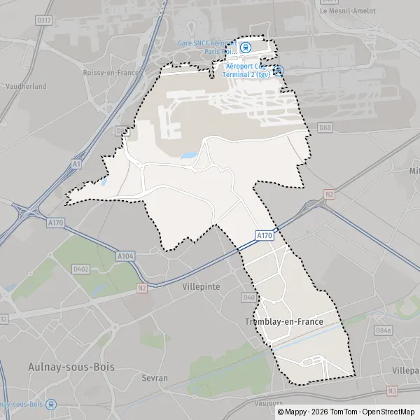 Plan Île Amsterdam : carte de Île Amsterdam, 93290 Tremblay-en-France ...