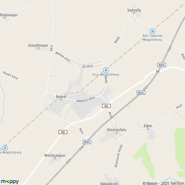 Plan Beled : carte de Beled (9343) et infos pratiques