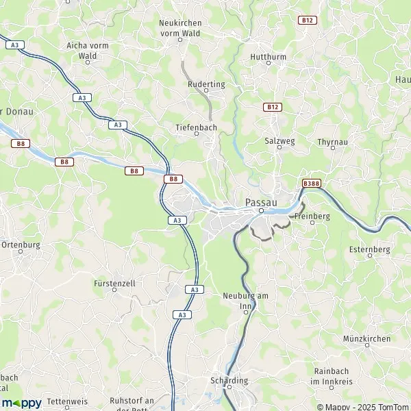 Plan Passau : carte de Passau (94032) et infos pratiques