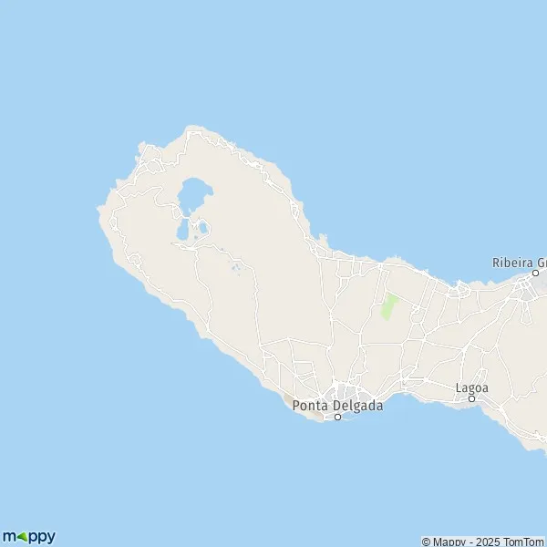 Plan Ponta Delgada : carte de Ponta Delgada (9500) et infos pratiques