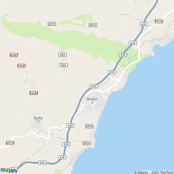 Plan Avola : carte de Avola (96012) et infos pratiques