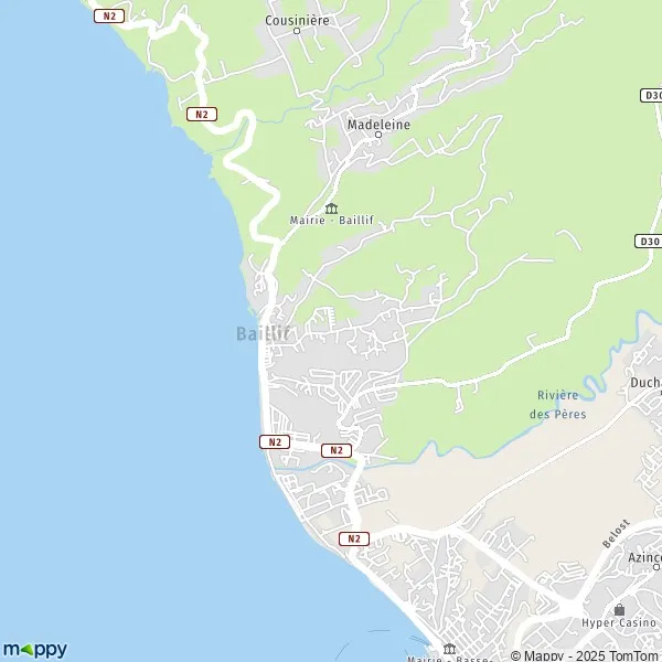 Plan Cadet : carte de Cadet, 97123 Baillif et infos pratiques