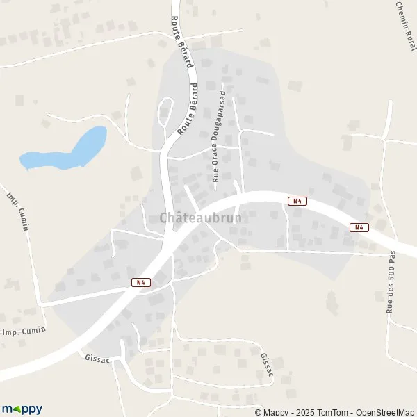 Plan Châteaubrun : carte de Châteaubrun, 97180 Sainte-Anne et infos ...