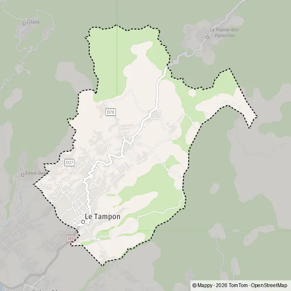 Plan Le Tampon : carte de Le Tampon (97430) et infos pratiques