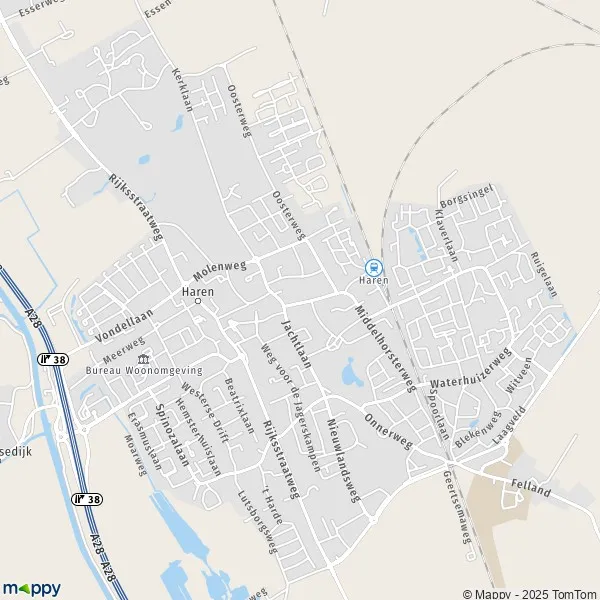 Plan Haren : carte de Haren (9752) et infos pratiques