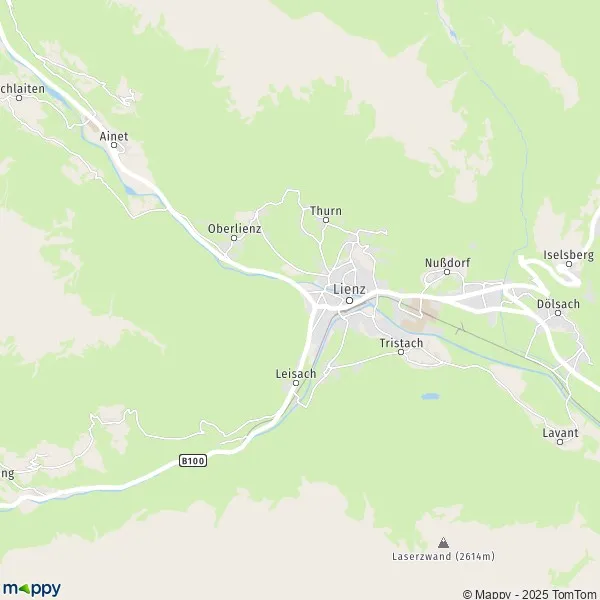 Plan Lienz : carte de Lienz (9900) et infos pratiques