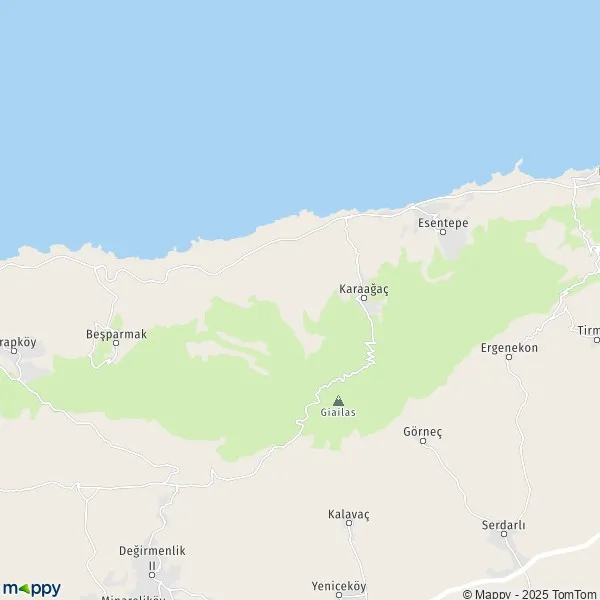 Plan Esentepe : carte de Esentepe (99400) et infos pratiques