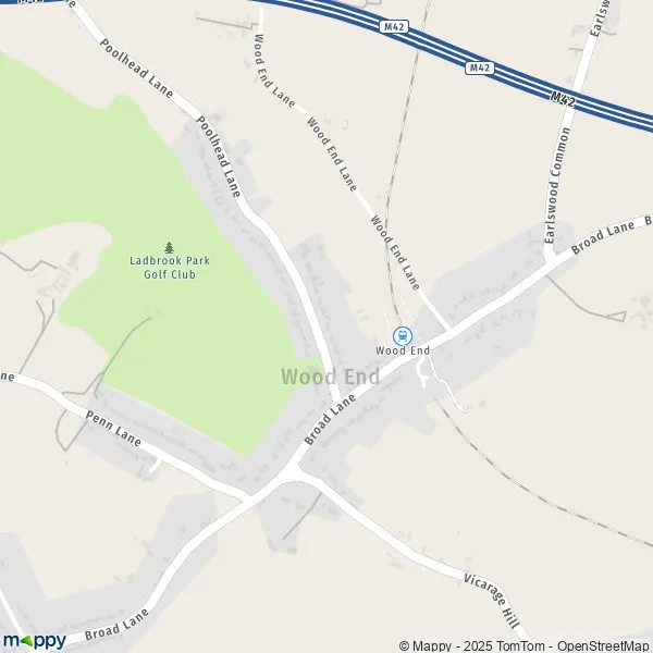 Plan Park Wood : carte de Park Wood, Bromley BR1 1-SE9 4 et infos pratiques