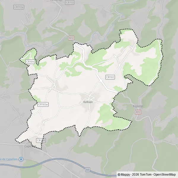 Plan Kehlen : carte de Kehlen, L-4557-L-8394 Kehlen et infos pratiques