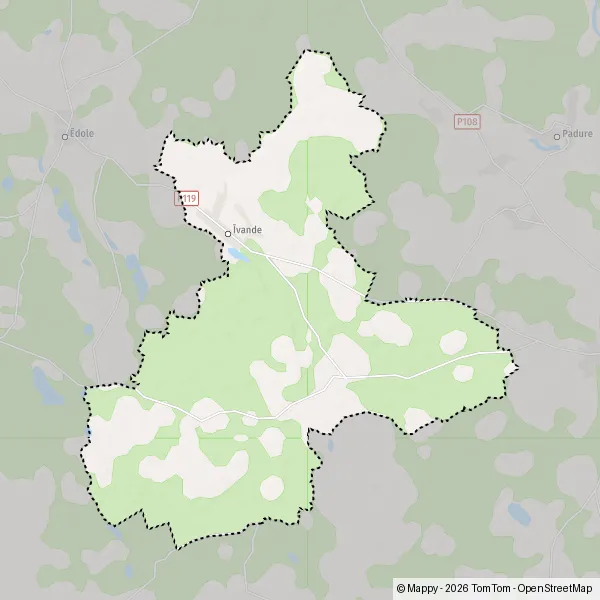 Plan Īvandes pagasts : carte de Īvandes pagasts (LV-3313) et infos ...