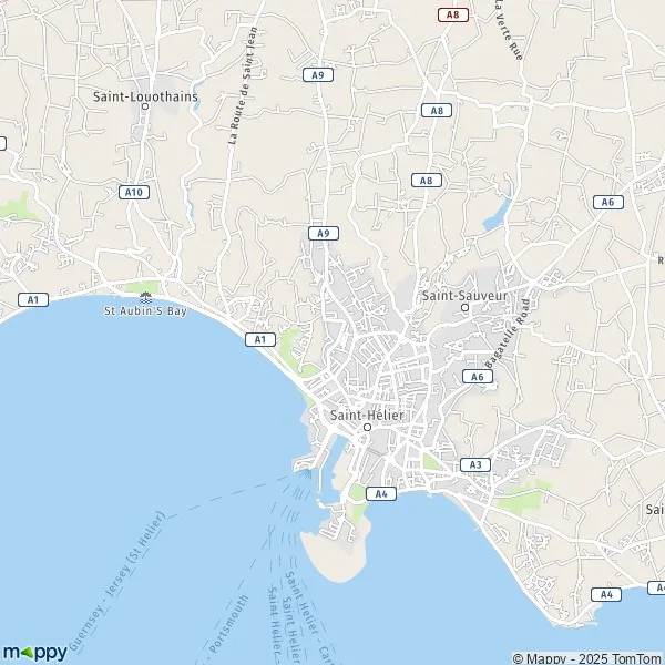 Plan Saint Helier : carte de Saint Helier (Quartier), Sutton SM5 1 et ...