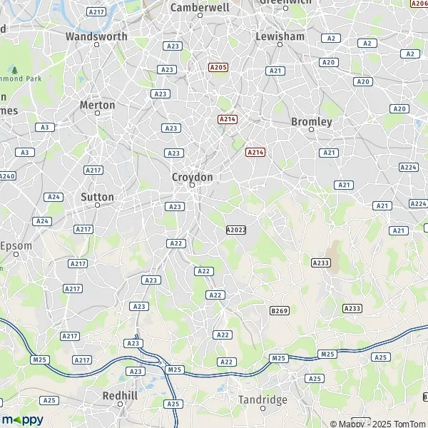 Plan Croydon : carte de Croydon (BR3 4) et infos pratiques