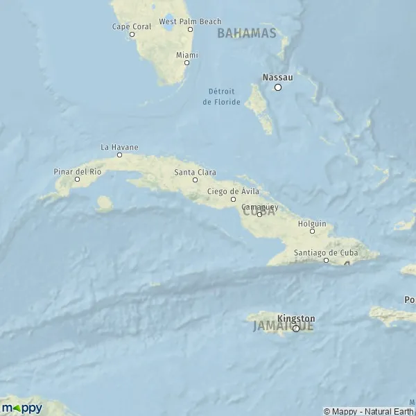 Carte Cuba : plan de Cuba et infos pratiques - Mappy