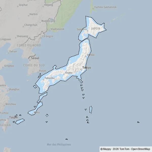 Carte Japon : plan de Japon et infos pratiques - Mappy
