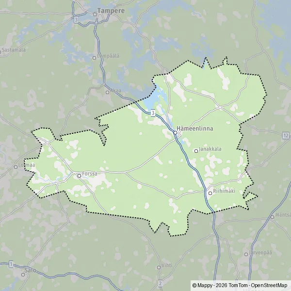 Carte Kanta-Häme : plan de Kanta-Häme et infos pratiques - Mappy