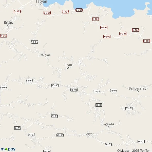 Carte Hizan : plan de Hizan et infos pratiques - Mappy