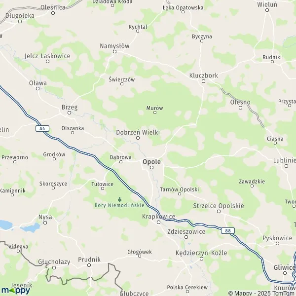 Carte Opolski : plan de Opolski et infos pratiques - Mappy