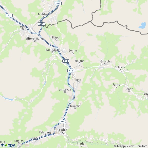 Carte Landquart : plan de Landquart et infos pratiques - Mappy