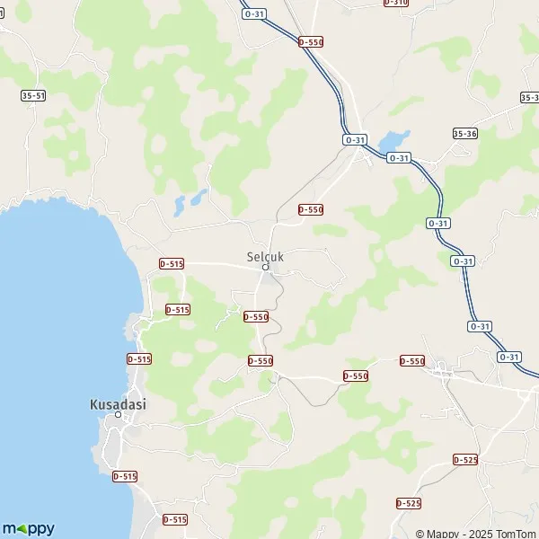 Carte Selçuk : plan de Selçuk et infos pratiques - Mappy